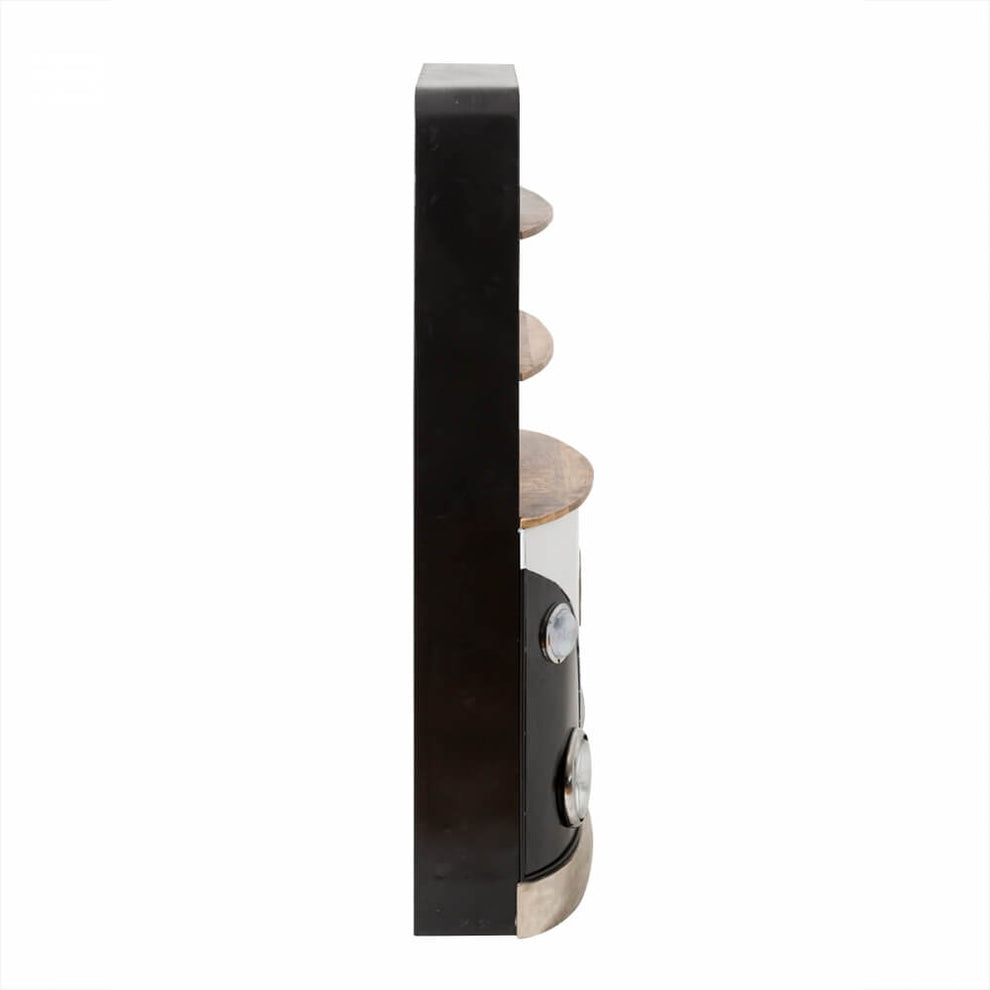 Meuble bar Combi Van avec plateaux en bois de manguier – La Guimbarde